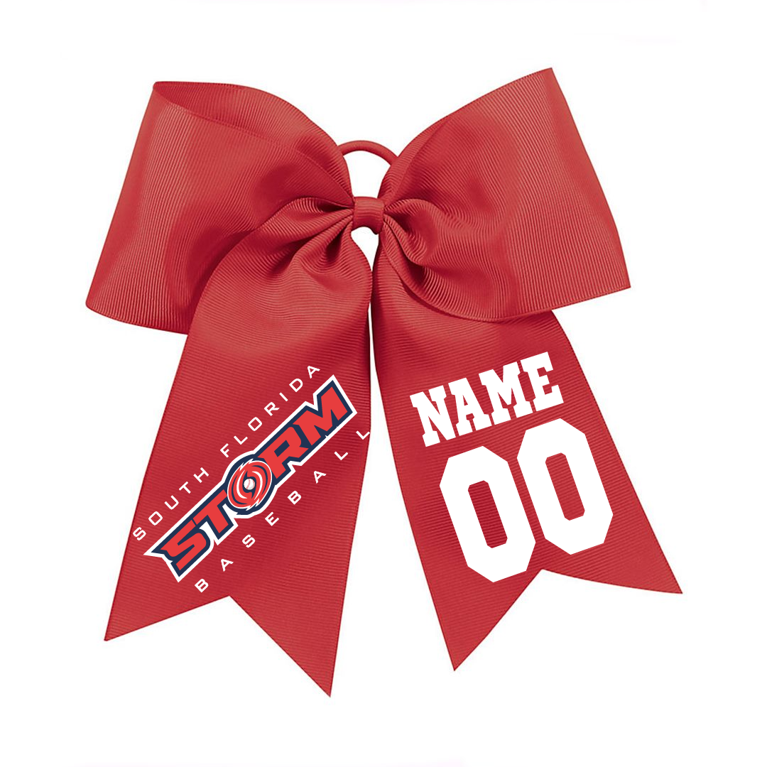 South Florida Storm Cheer Bow – Edison Custom Ink